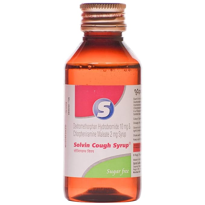 IPCA Solvin - Bottle of 100 ml Cough Syrup – AyushKart