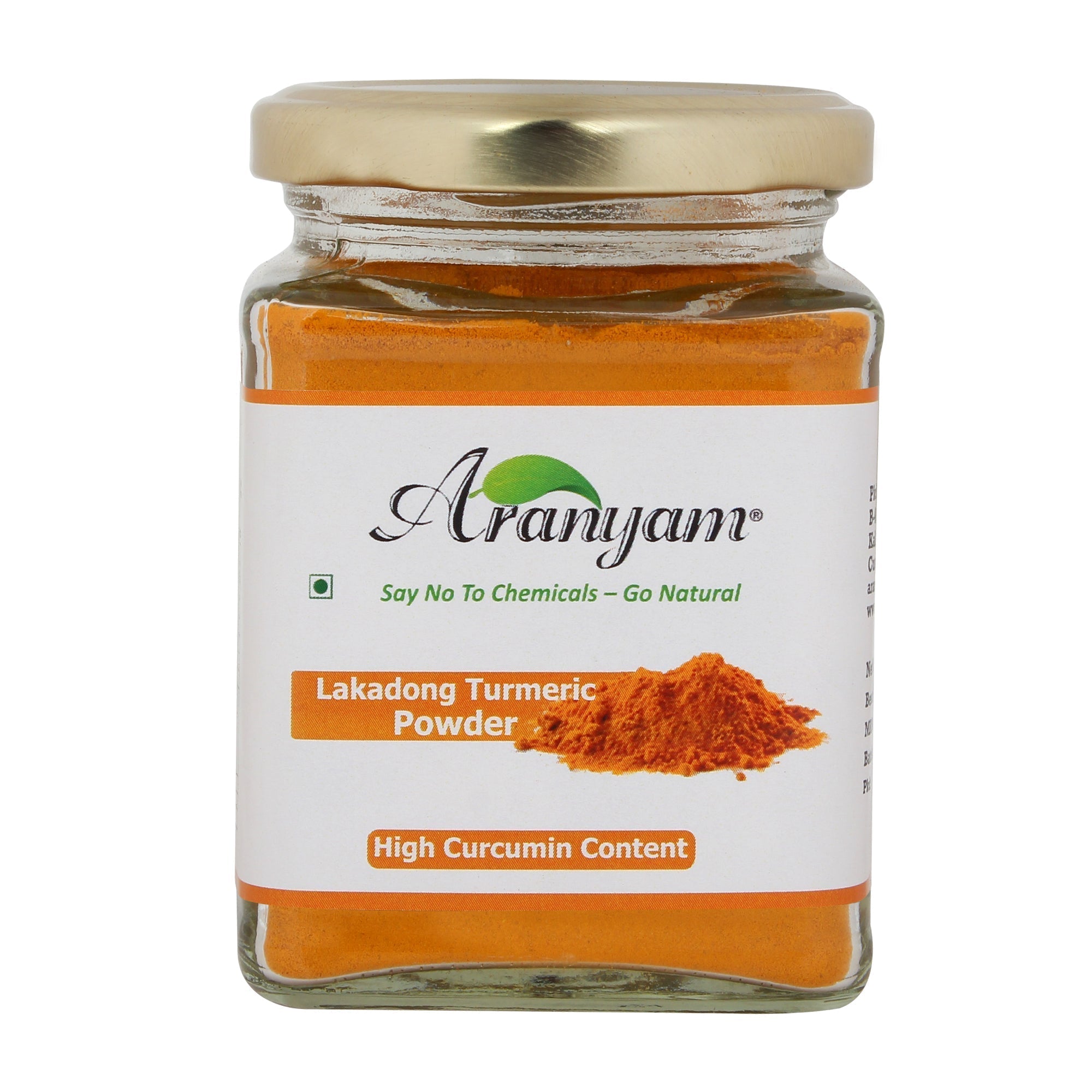 Aranyam Natural Lakadong Turmeric Powder High Curcumin (7-10%) - 100 g – AyushKart