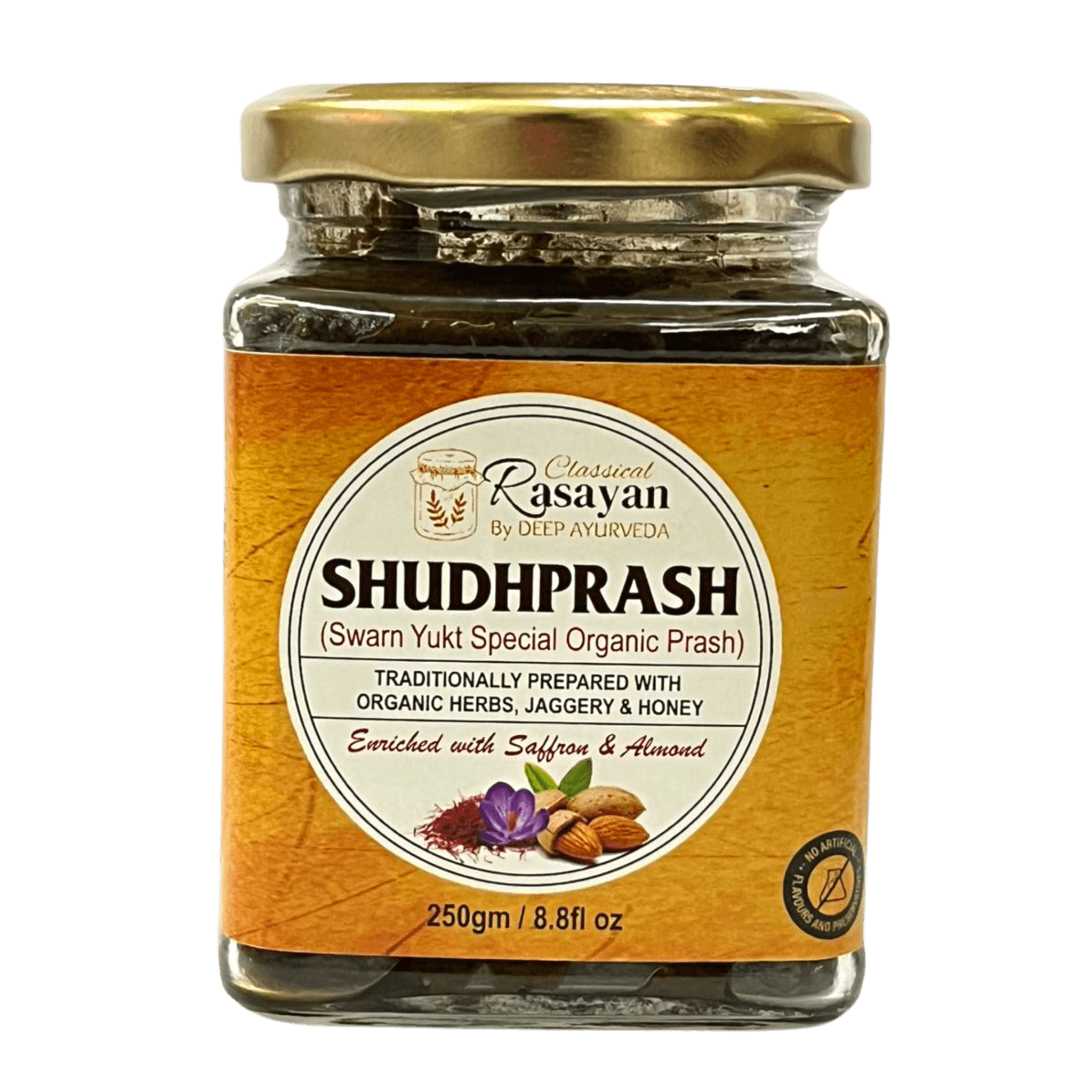 Deep Ayurveda ShudhPrash-Real Organic Chawanprash Classical Rasayan En ...