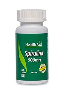 HealthAid Spirulina - 500 mg - 60 Tablets – AyushKart