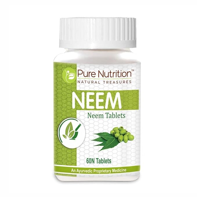 Pure NutritionNaturals Neem - 60 tabs – AyushKart