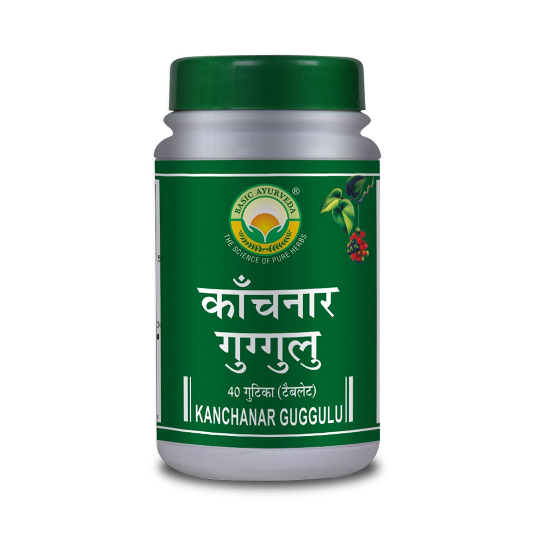 Basic Ayurveda Kanchanar Guggulu - 40 Tablets – AyushKart