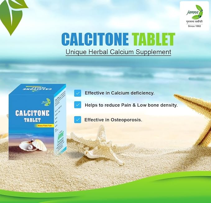 Jamna Herbal Calcitone Tablets | Mukta Pushti Yukt | 60 Tabs | Pack of ...