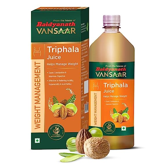 Baidyanath Vansaar Triphala Juice Natural Herbal Laxative - 1 Liter ...