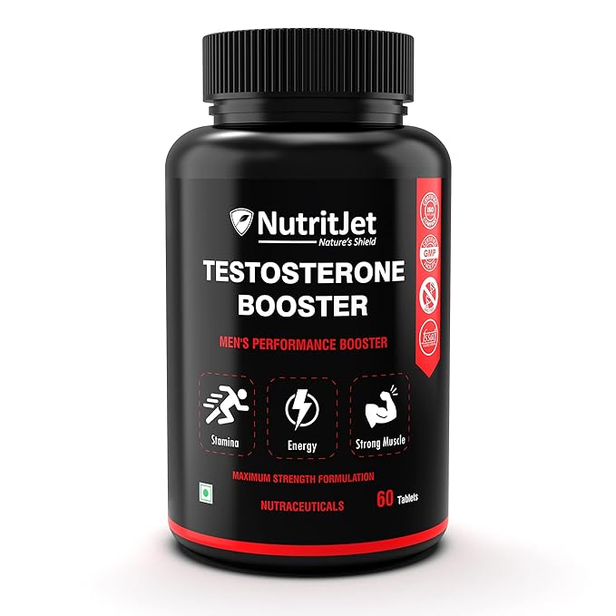 NutritJet Testosterone Booster For Men Tablets - 60 Tablets – AyushKart