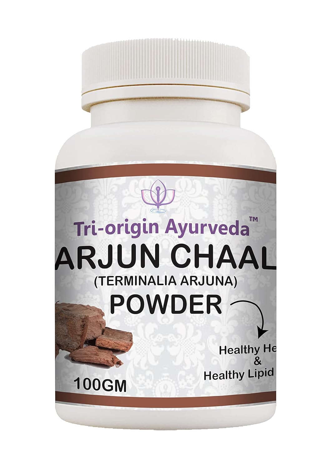 Tri-Origin Ayurveda Arjun Chaal Powder - 100gms – AyushKart