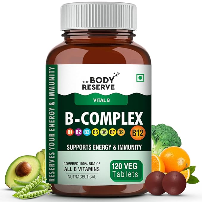 The Body Reserve Vitamin B Complex Tablets - 120 tabs – AyushKart
