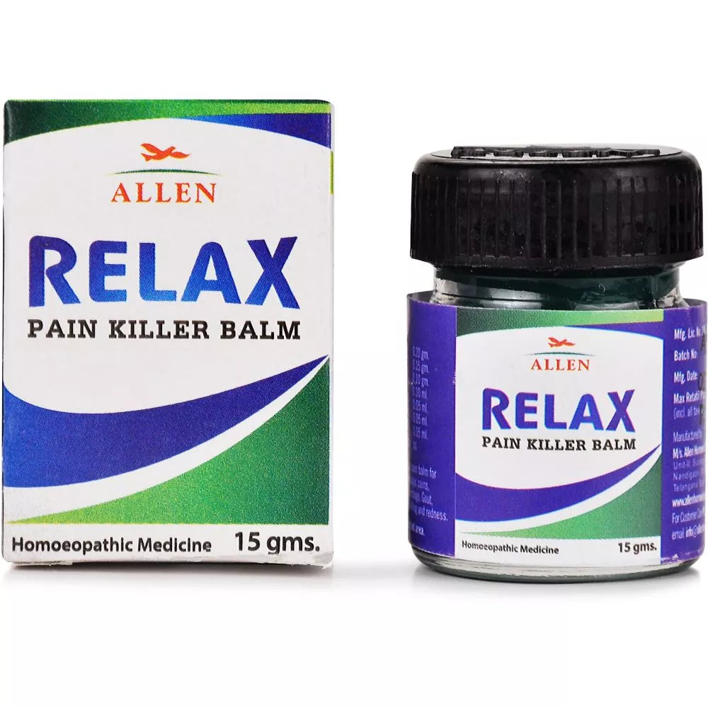 Allen Homeopathy Relax Pain Killer Balm - 15 gms – AyushKart