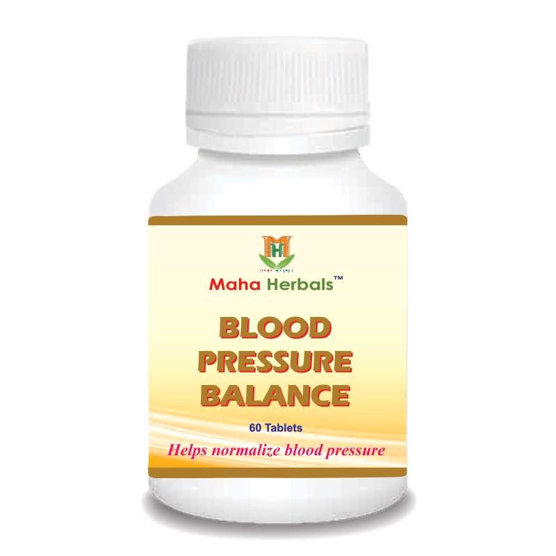 Maha Herbals Blood Pressure Balance - 60 Tablets – AyushKart