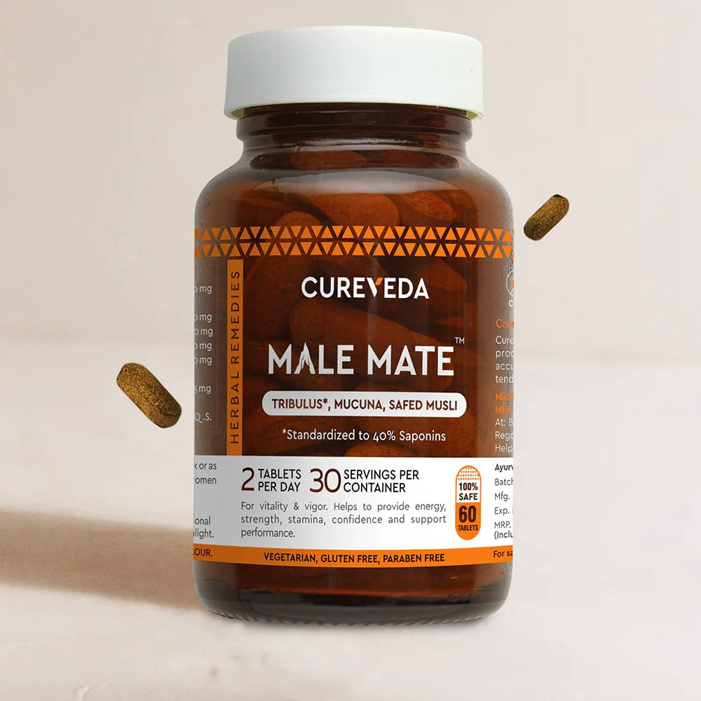 Cureveda Male Mate Capsules - 60 capsules – AyushKart