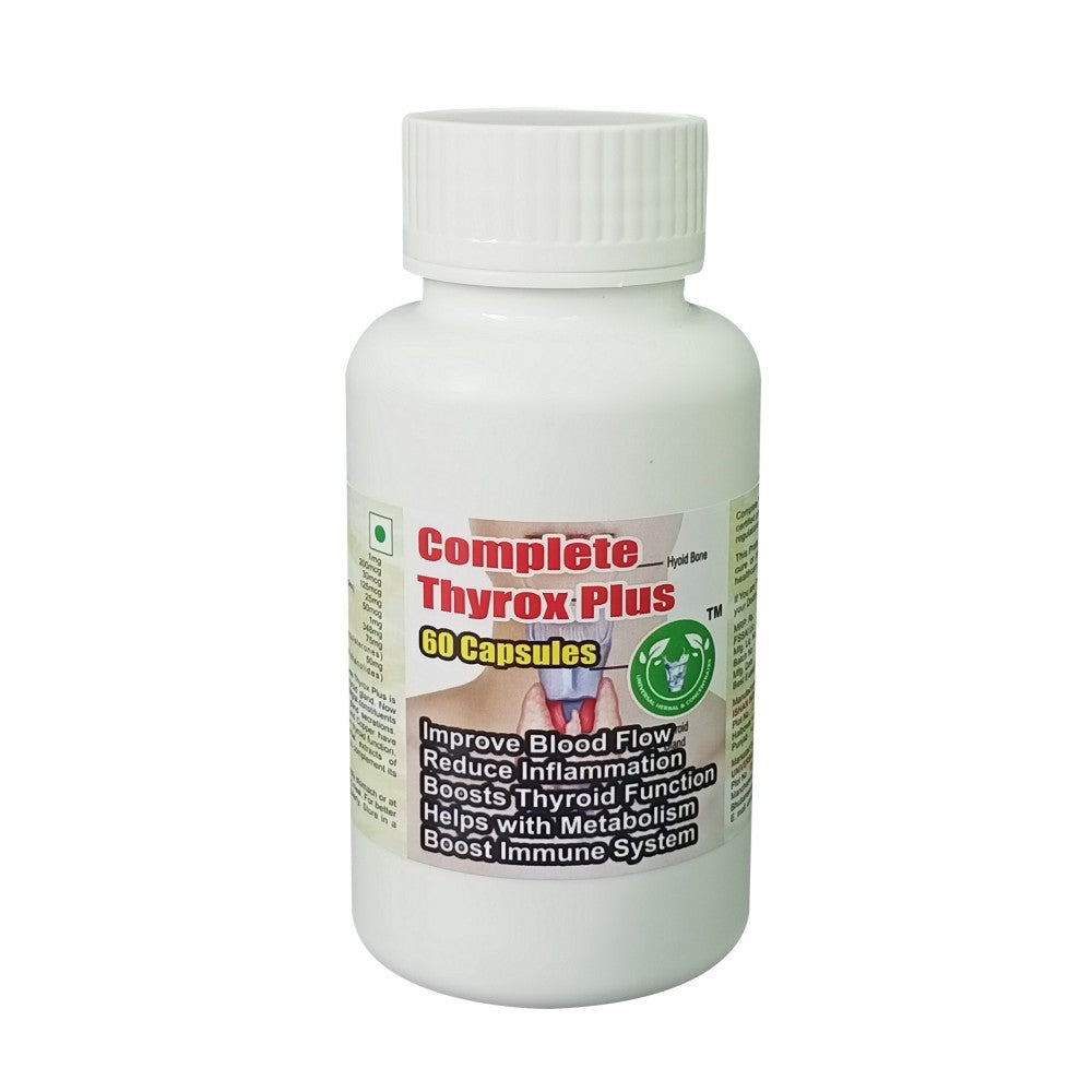 Universal Herbal & Concentrates Complete Thyrox Plus Capsules - 60 ...