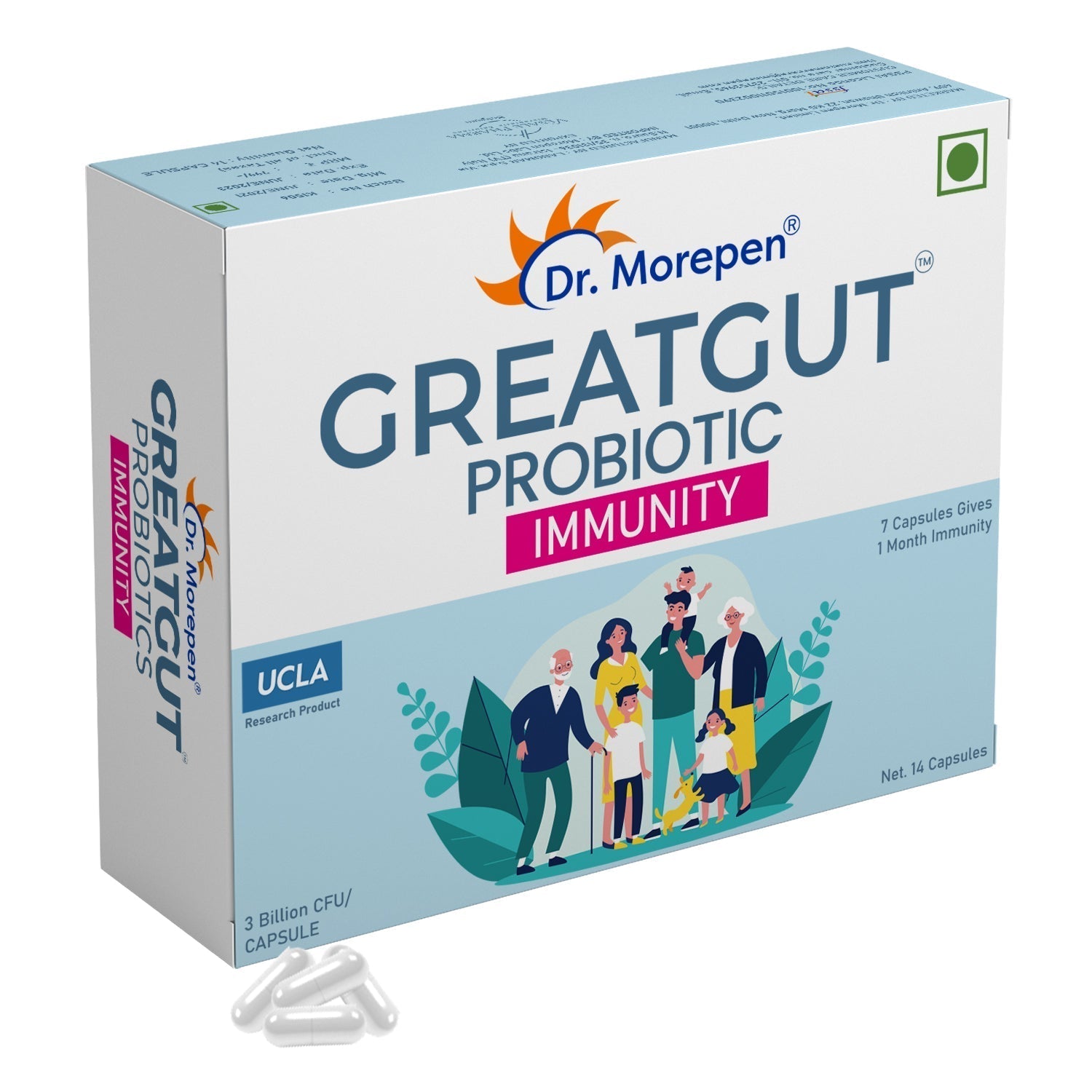 DR. Morepen Greatgut Probiotics Immunity Capsules - 14 tabs – AyushKart