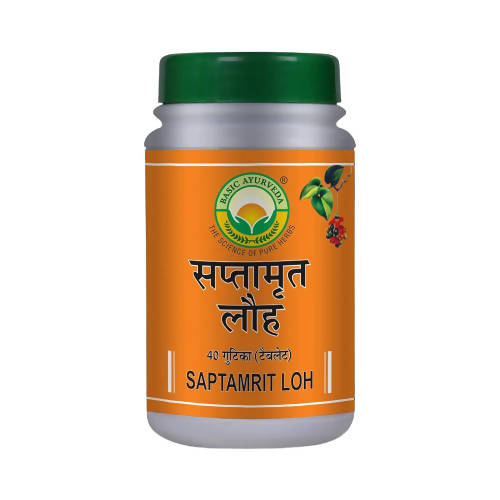 Basic Ayurveda Saptamrit Loh Tablet - 40 Tablets – AyushKart