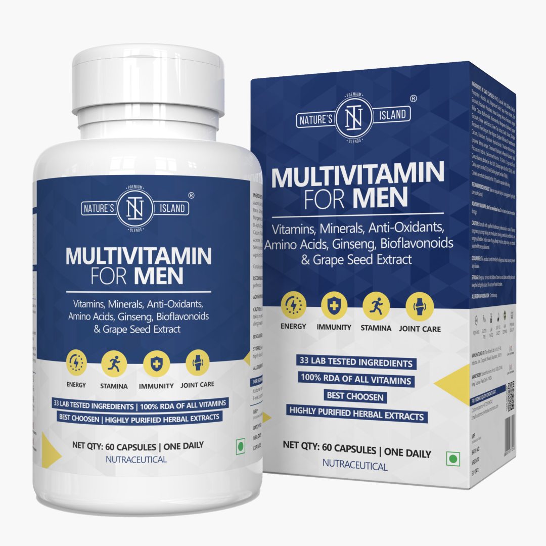 Natur's Island Multivitamin For Men Capsules - 60 Caps – AyushKart