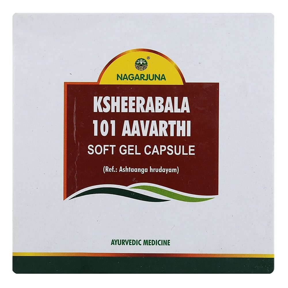 Nagarjuna Ayurveda Ksheerabala 101 Aavarthi Capsule - 100 Tabs – AyushKart