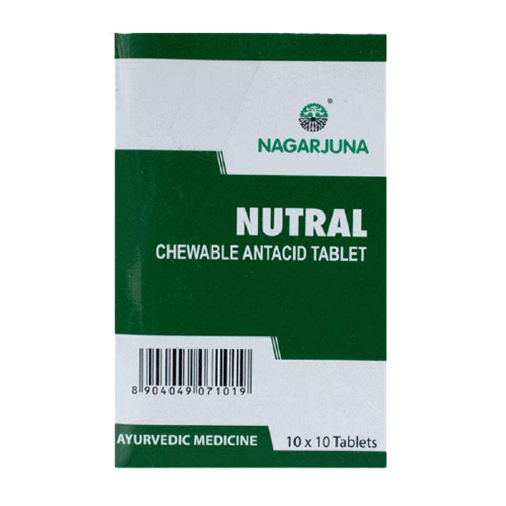 Nagarjuna Ayurveda Nutral Tablets - 100 Tabs – AyushKart