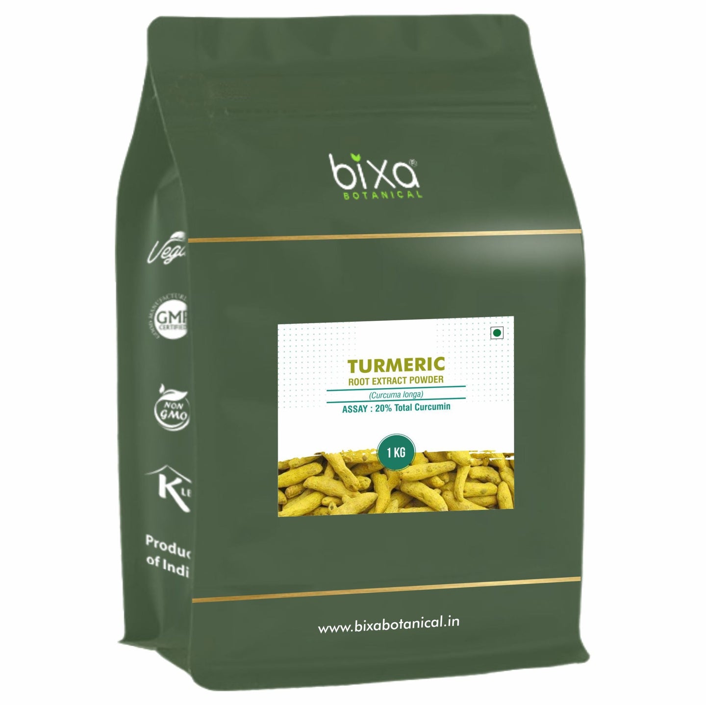 Bixa Botanical Turmeric / Haldi (Curcuma longa) dry Extract - 20% Tota ...