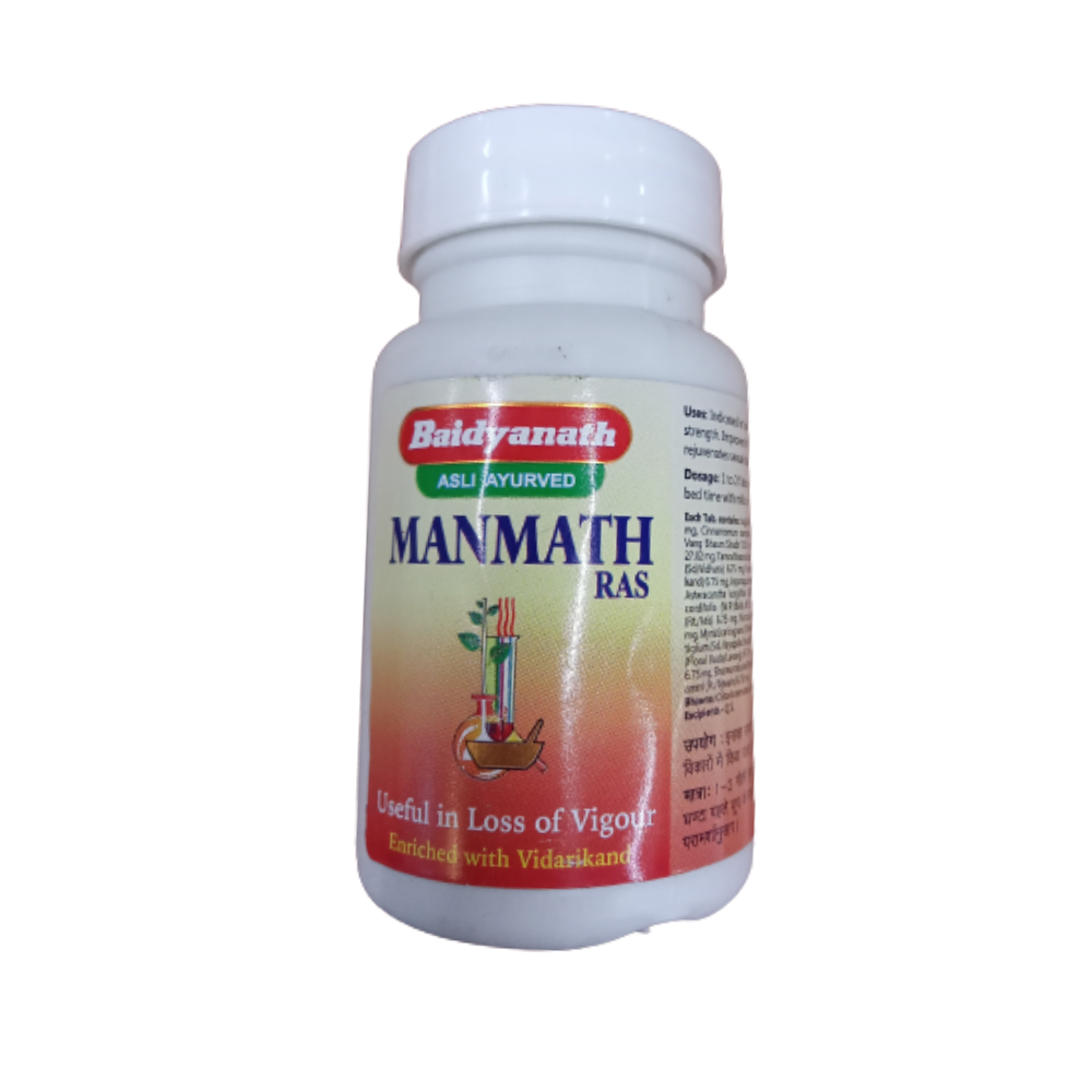 Baidyanath Manmatha Ras - 40 Tab – AyushKart