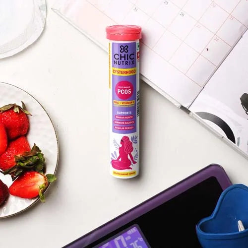 Chicnutrix Cysterhood NAC - Regular Hormone Balance & Periods - Strawb ...