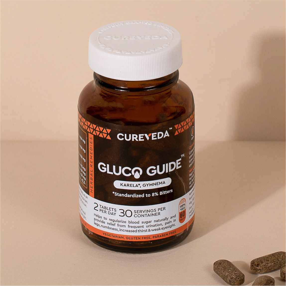 Cureveda Gluco Guide - 60 Tablets – AyushKart